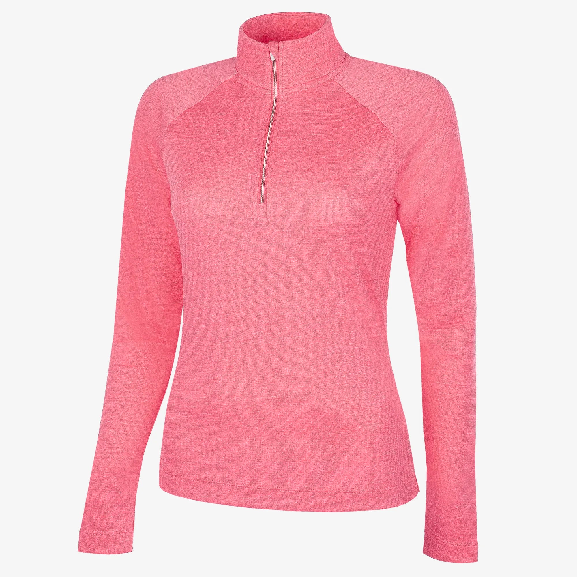 Diora Insulating golf mid layer Camelia Rose Melange – Galvin Green